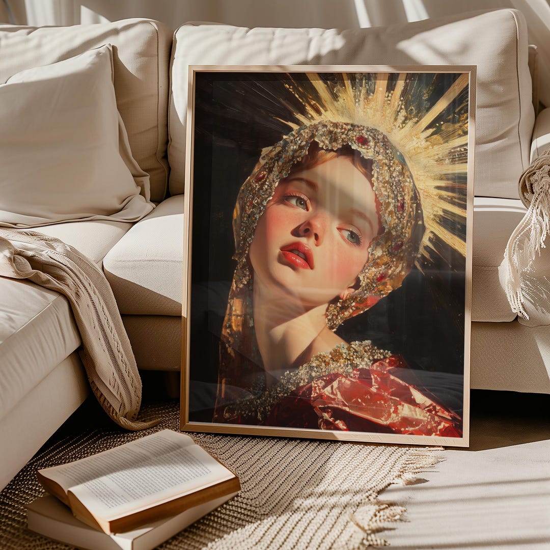 Girl With Golden Turbant | Oil Painting | Classic Art Sophisticated ...