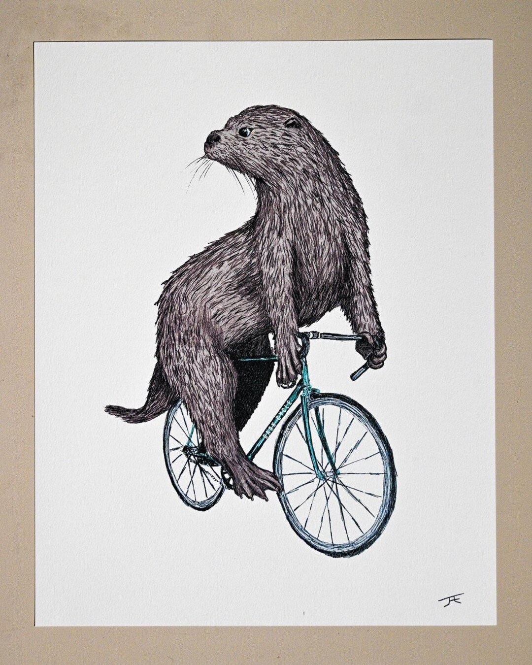 Otter Print - High Quality Otter Print - Gifts for Otter Lovers - Etsy