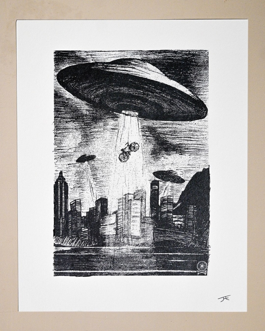 UFO Print - High Quality UFO Print - Gifts for UFO Lovers - Etsy