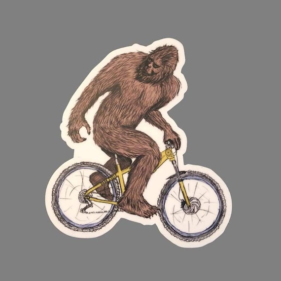 Sasquatch Sticker Sasquatch Vinyl Sticker for Laptops Cars | Etsy