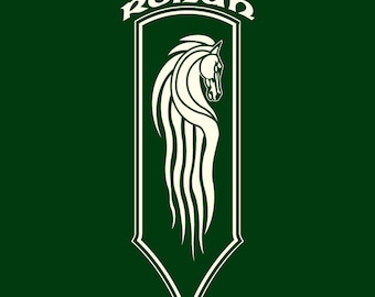 Rohan T-Shirt the Lord of the Rings the hobbit screen printed