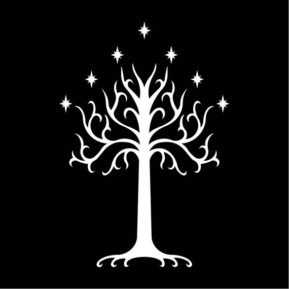 White Tree of Gondor T-shirt the Lord of the Rings the Hobbit | Etsy