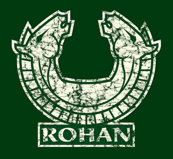 Rohan Double Horse Head Hooded Sweatshirt the Lord of the - Etsy