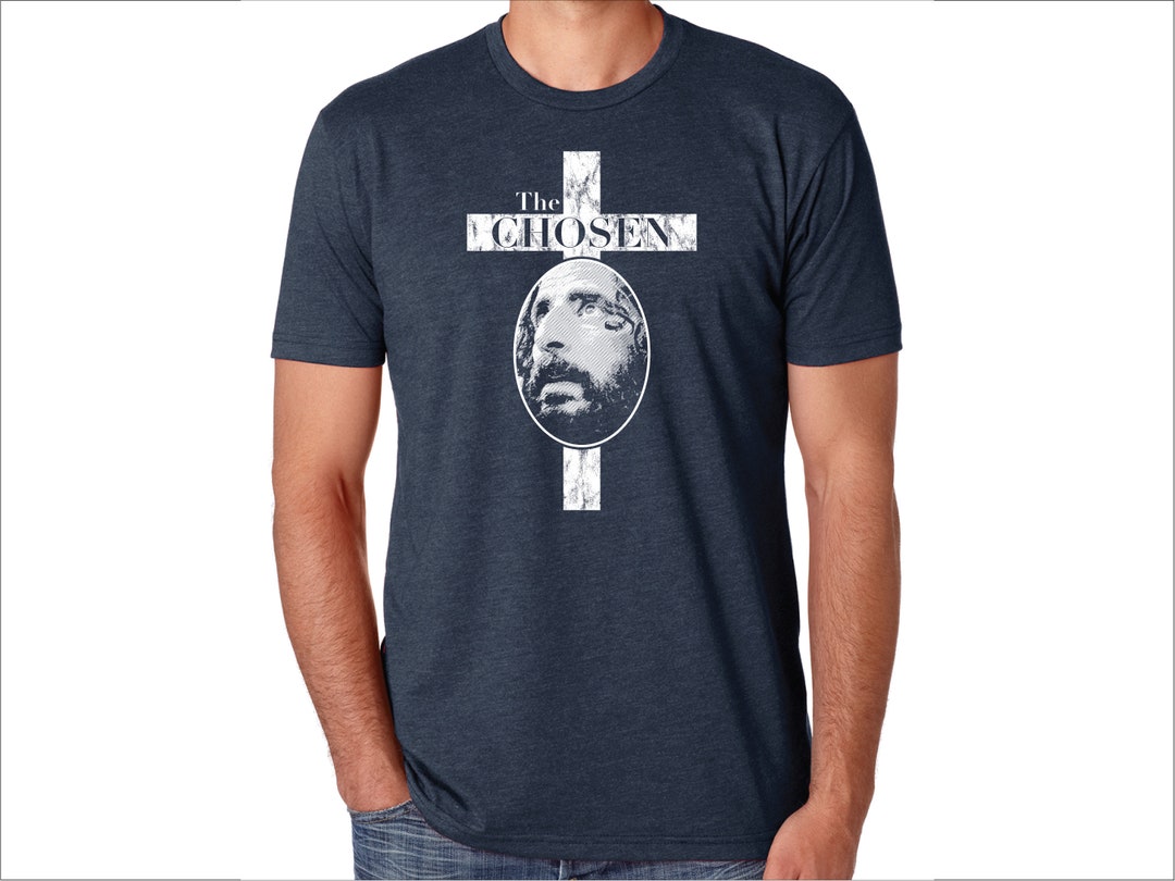Screen-printed THE CHOSEN T-shirt Next Level N6210 Soft Jonathan Roumie ...