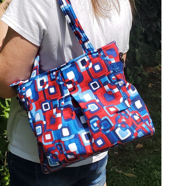 Red White and Blue Purse - Etsy