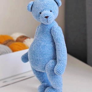 Bear Crochet Pattern, Crochet Bear With a Sweater, PDF English Pattern ...