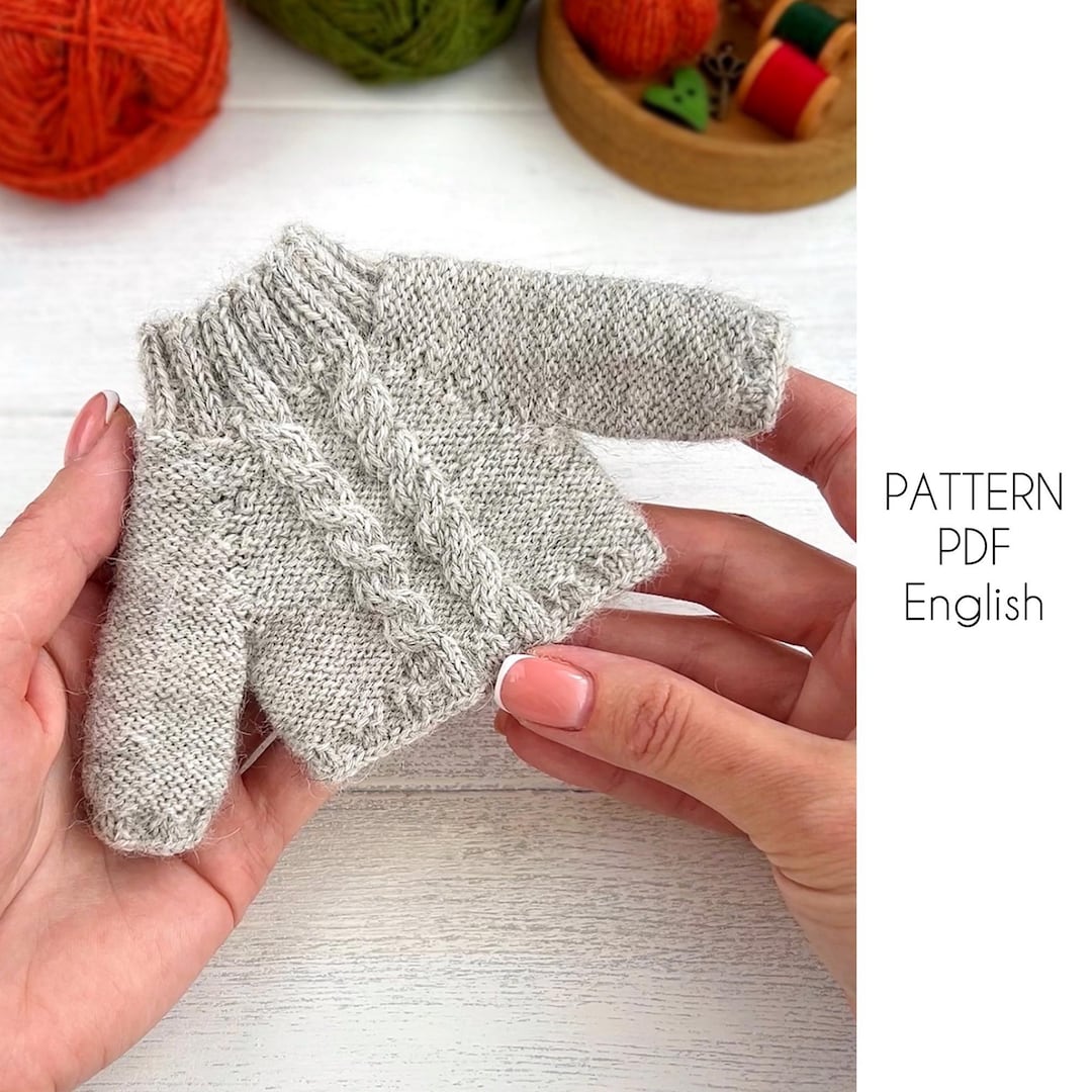 Toy Sweater Knitting Pattern, Knitting Doll Sweater, Cable Sweater for ...