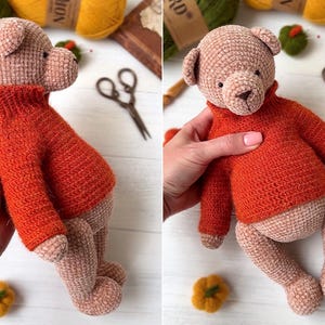Crochet Sweater Pattern, Toy Sweater Crochet Pattern, PDF English ...
