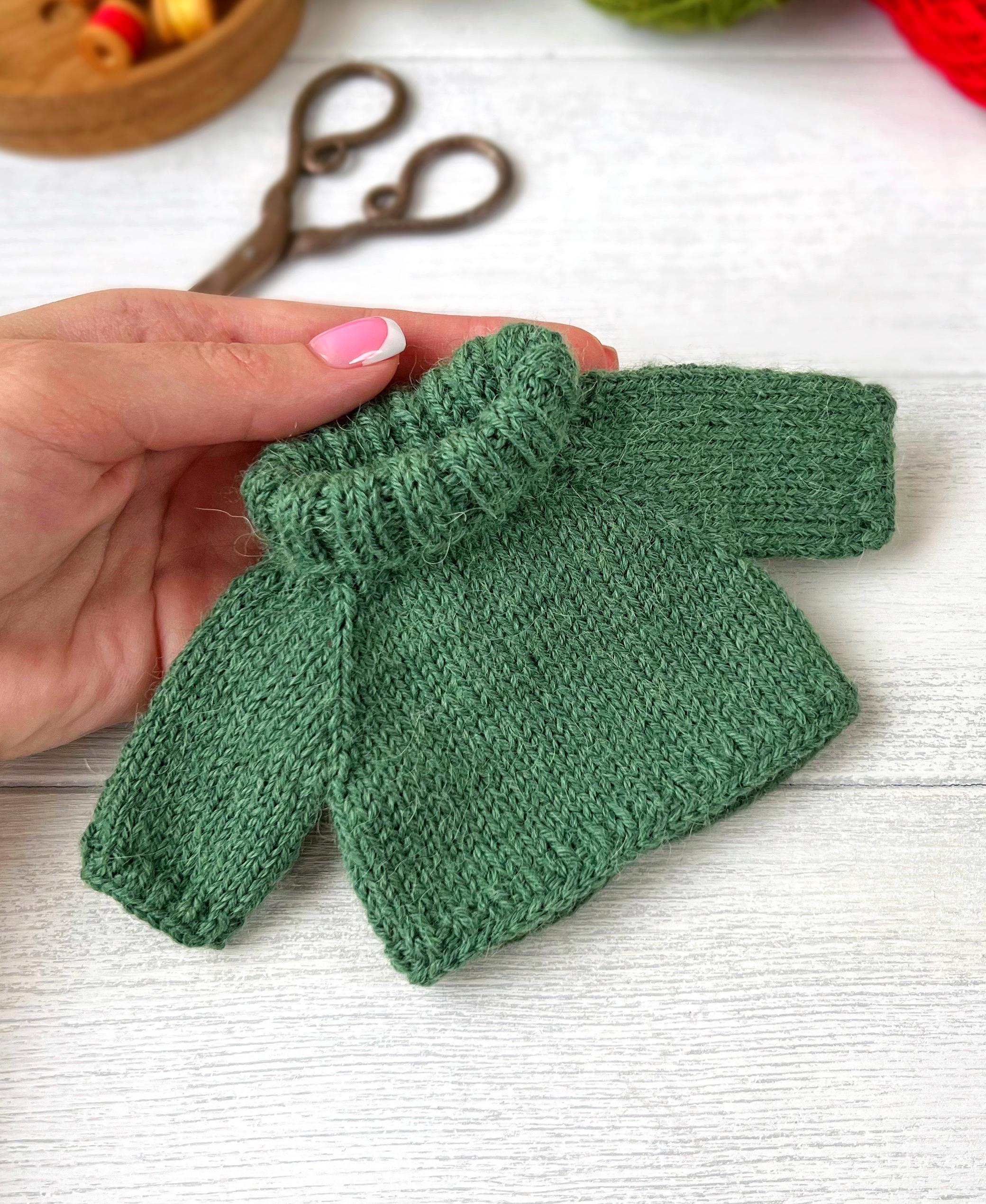 Knitting Sweater Pattern, Sweater for Doll Knitting Pattern, PDF ...