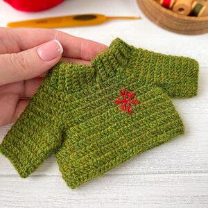 Toy Sweater Crochet Pattern, Crochet Sweater for Doll, PDF English ...