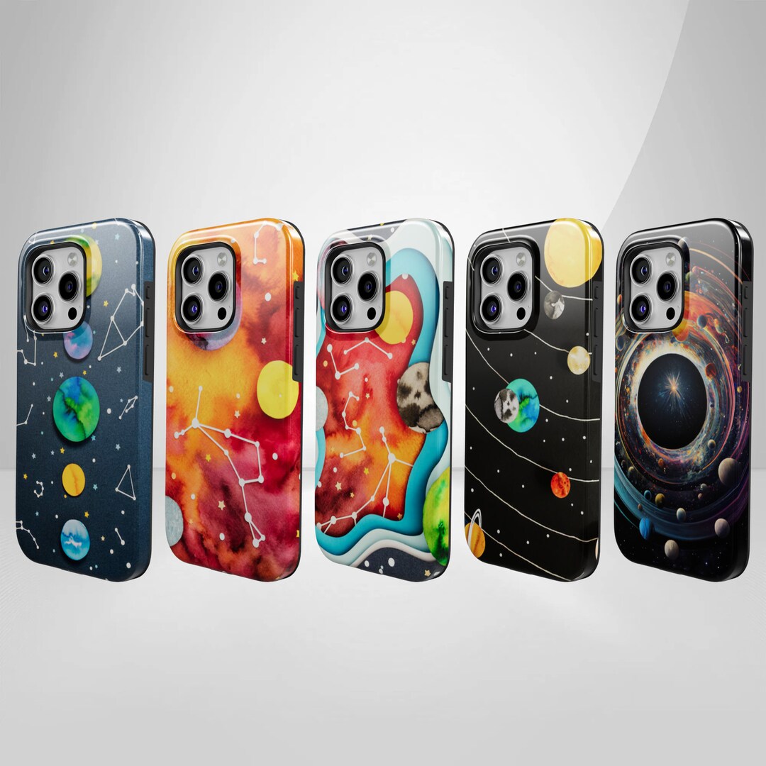 Solar System Simplicity Phone Case Rocket Flight TOUGH Cover for iPhone ...