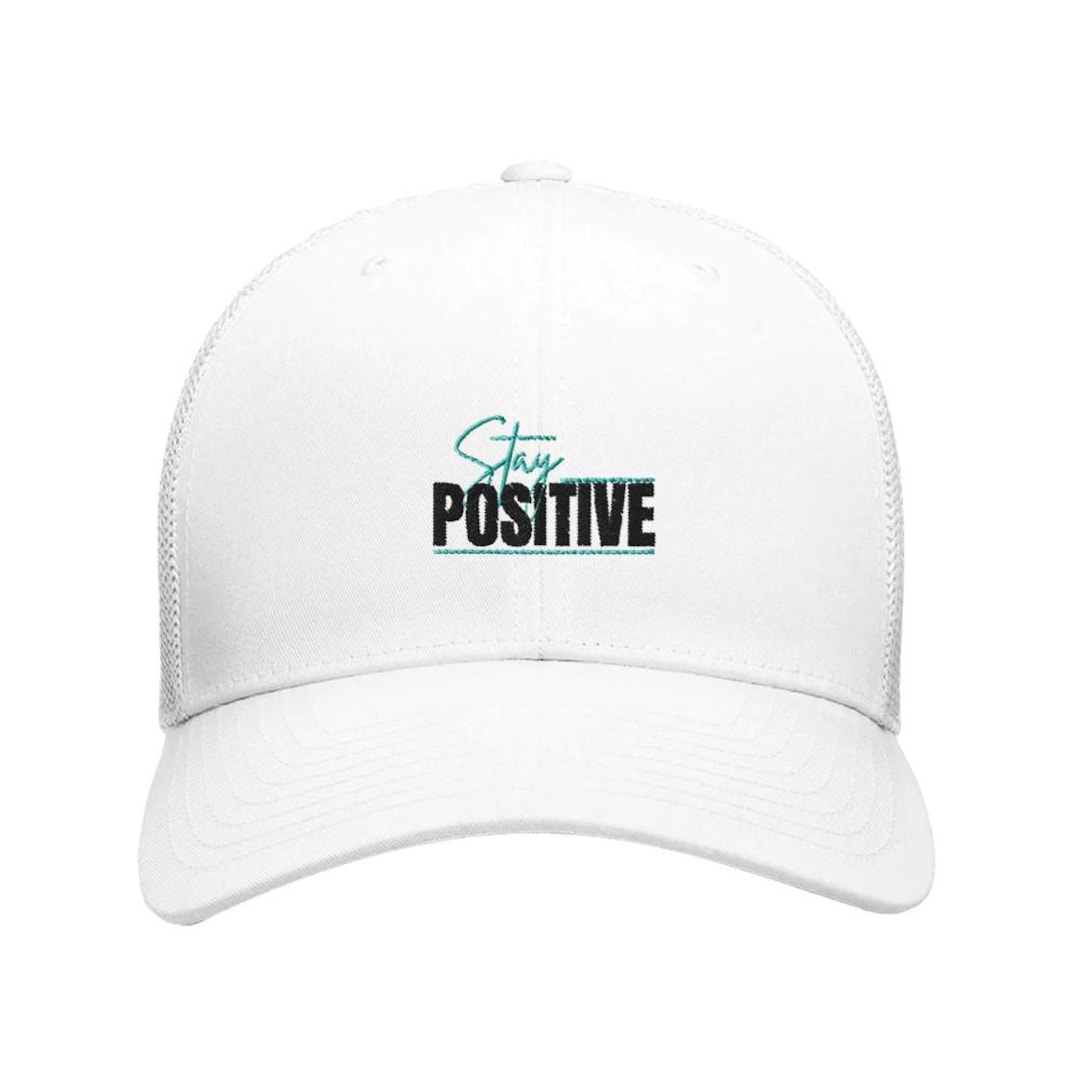 Stay Positive Hat | Motivational Cap for Uplifting Vibes ...
