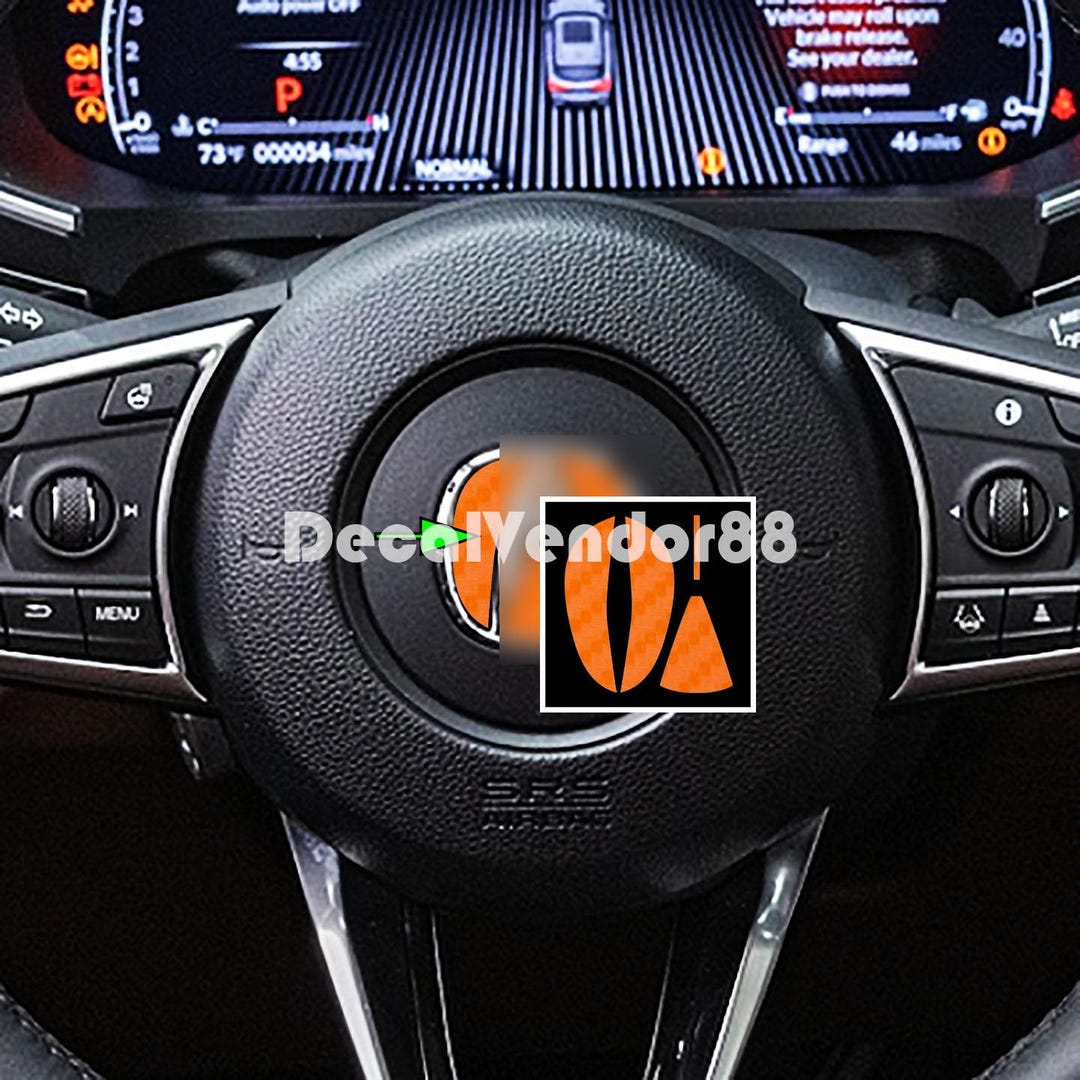A Steering Wheel Carbon Fiber Vinyl Insert Set. 2013+ Models. - Etsy