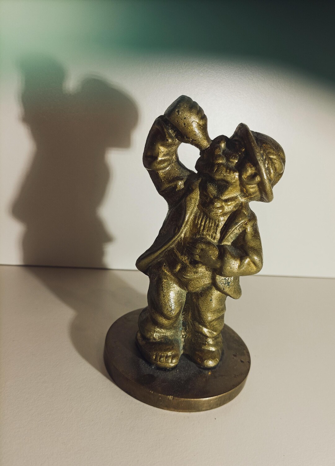 A Drunkard, an Old Man, a Brass Tramp Drinking Beer on a Platform - Etsy