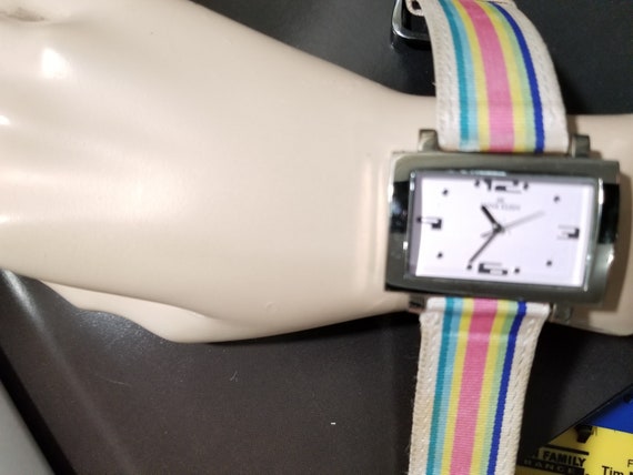 Wide Face Watch Late 1980's Anne Klein Ladies Watch B… - Gem