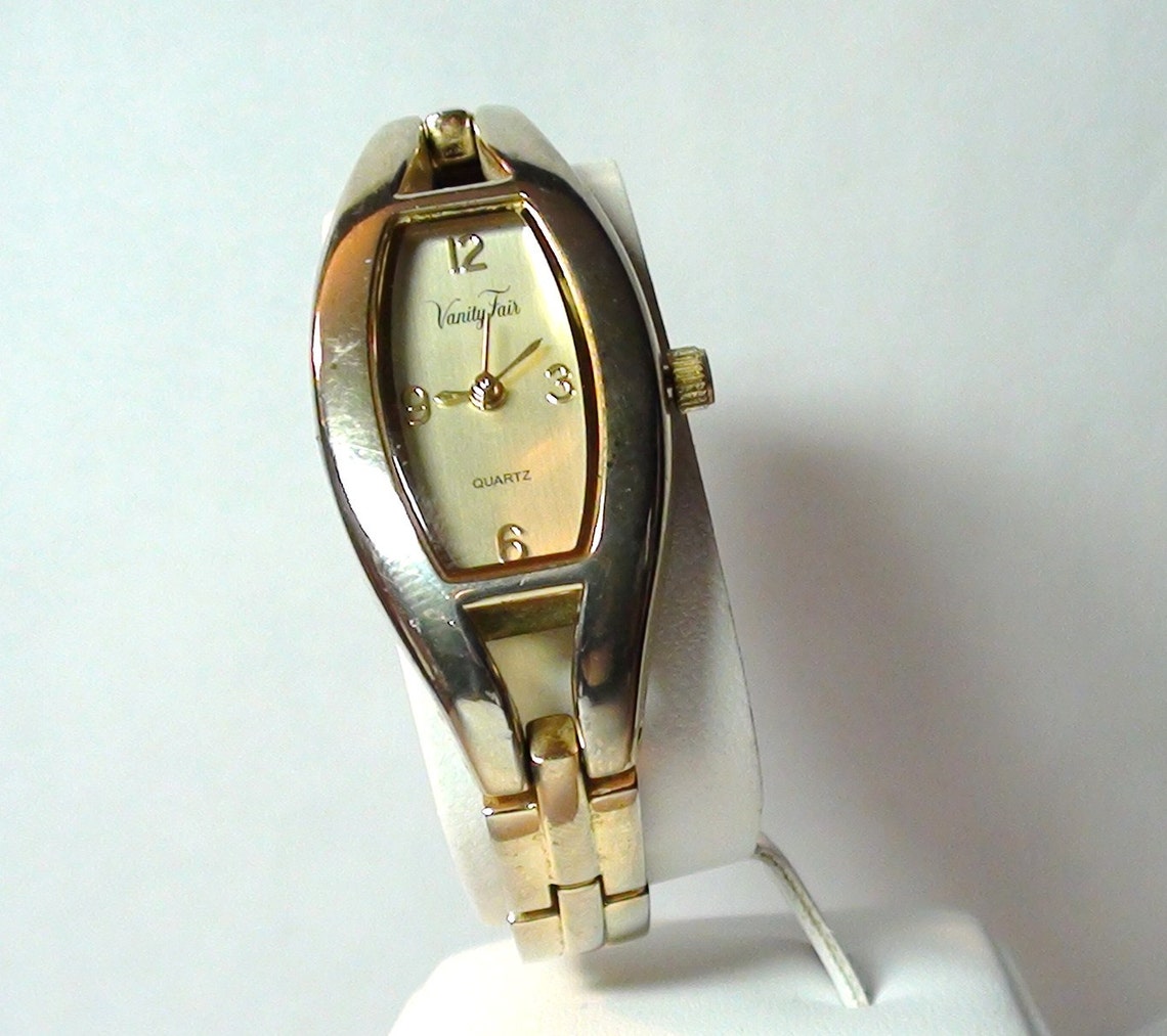 VINTAGE VANITY FAIR Bracelet Ladies Wrist Watch Gold Silky - Etsy