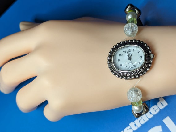 Artisan Made Floating Bracelet Hand made Glass foil b… - Gem