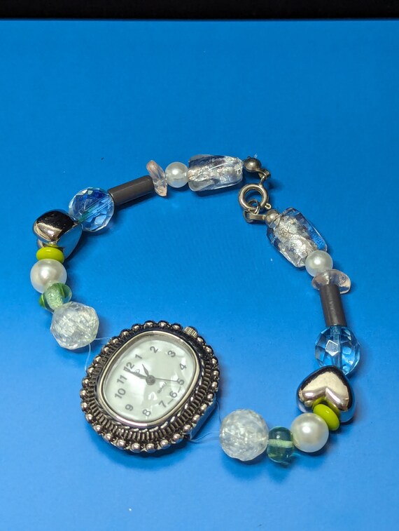 Artisan Made Floating Bracelet Hand made Glass foil b… - Gem