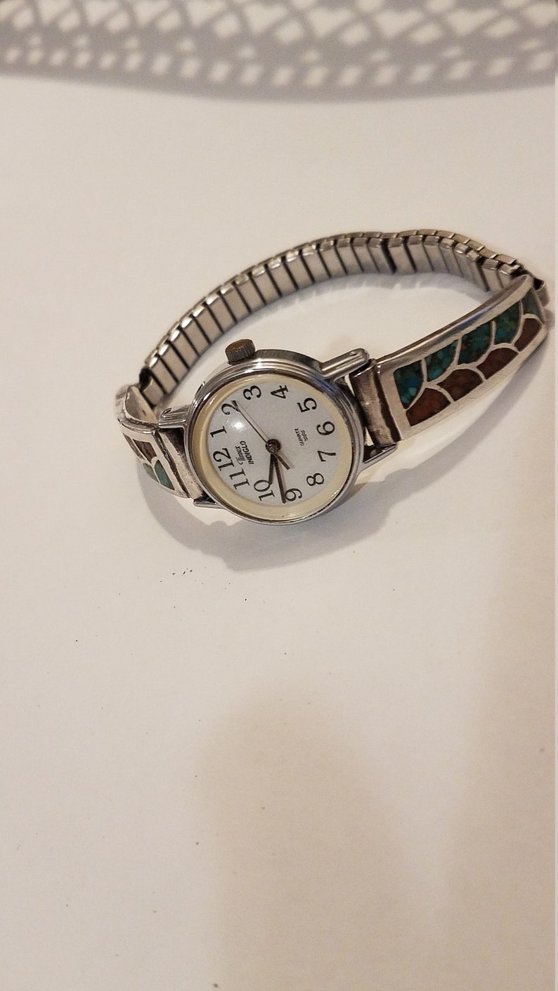 Timex Indiglo Vintage Wristwatch Stretchable Band Medium to | Etsy