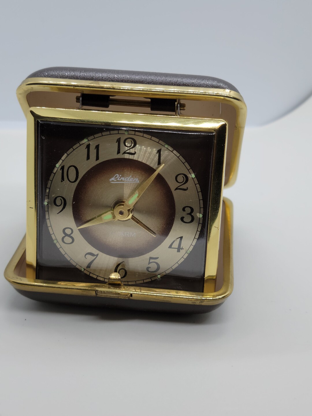 Vintage Hard Case Linden Folding Travel Alarm Clock Working - Etsy