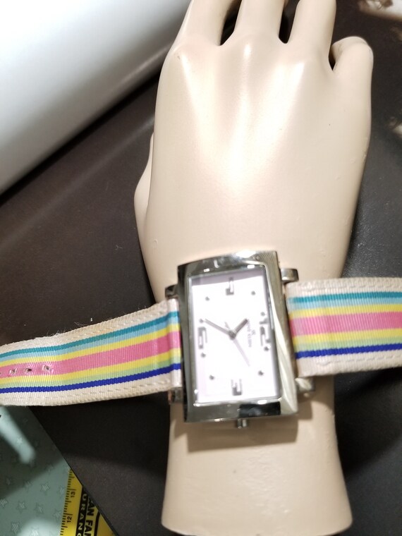 Wide Face Watch Late 1980's Anne Klein Ladies Watch B… - Gem