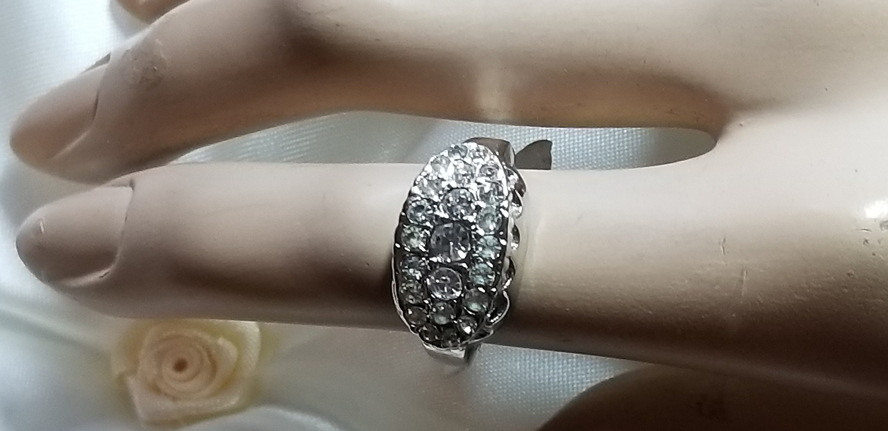 Size 5 Dinner Fancy Band Ring Sparkle High Quality Cz can be | Etsy