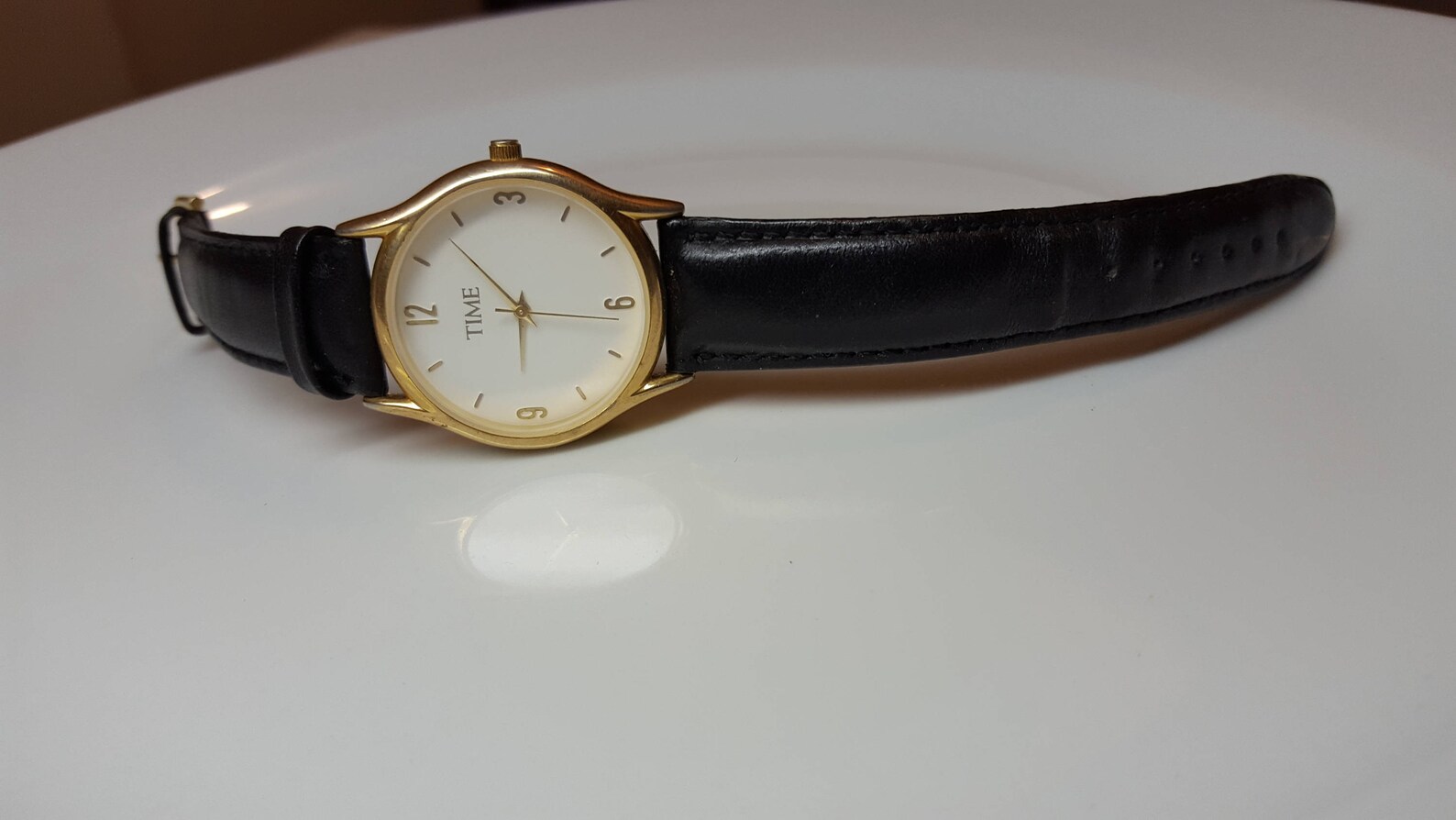 Time Wrist Watch for Men Genuine Classic Leather Band New York | Etsy