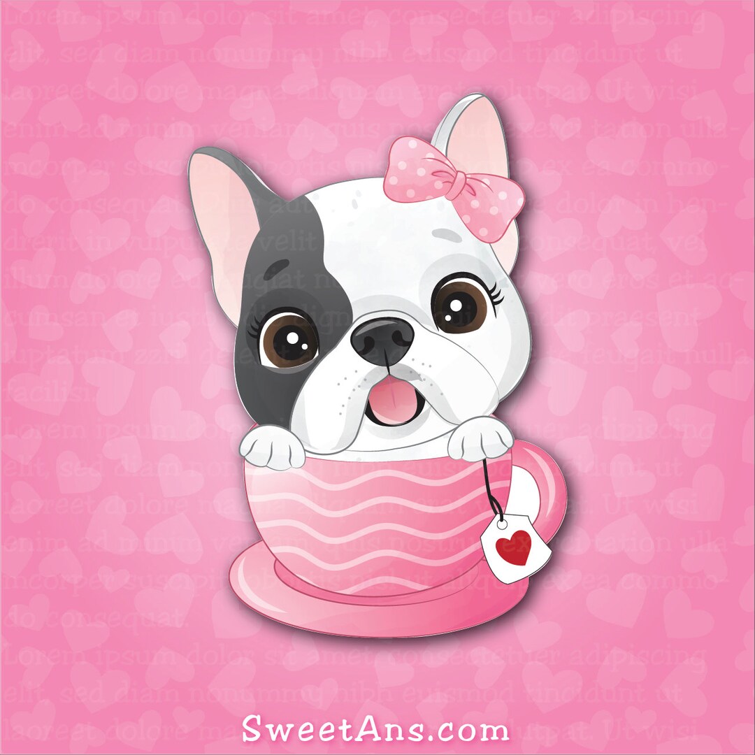 Valentine French Bulldog Frenchie 3D Cookie/fondant/clay Cutter - Etsy