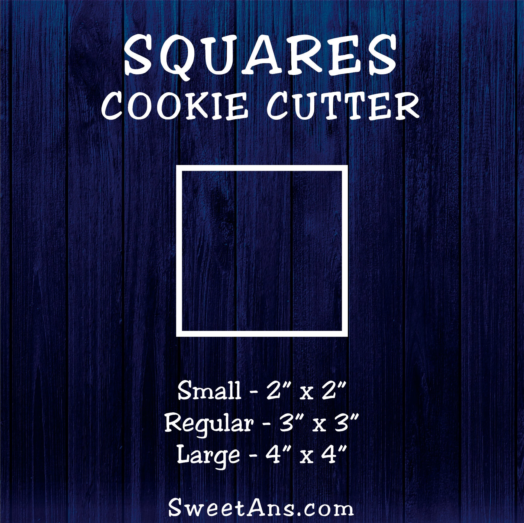 Square 3D Cookie Cutter | Etsy
