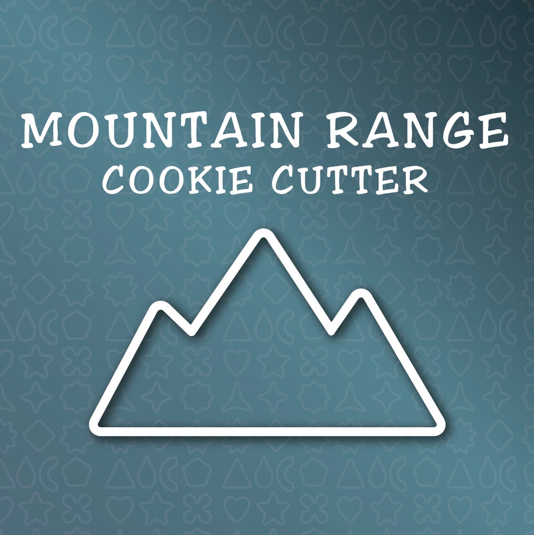 Mountain Range 3D Cookie Cutter - Etsy