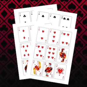 Playing Cards Edible Images Wafer Paper/sugar Sheet for Cookies ...