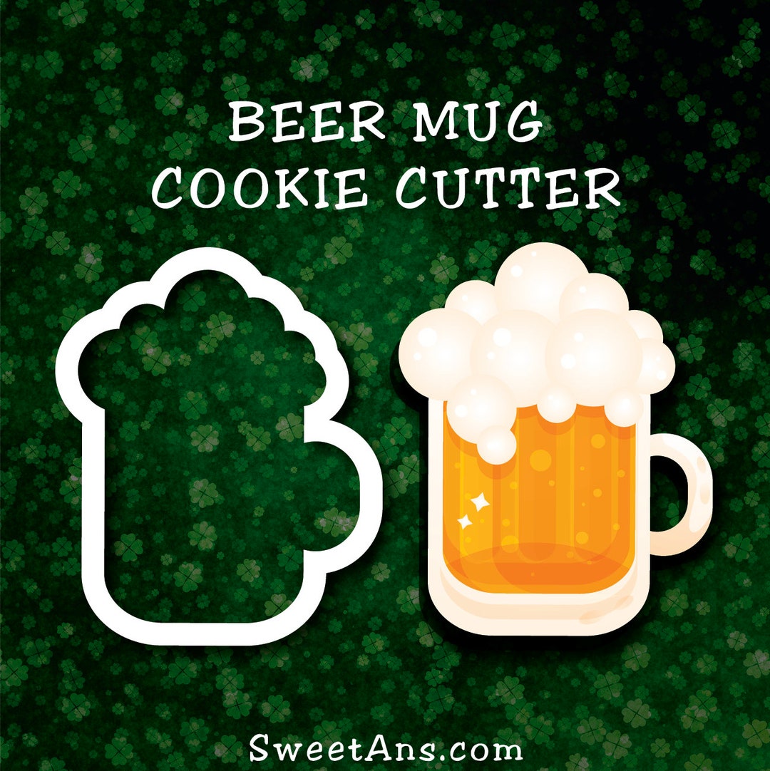DIGITAL Download Beer Mug 3D Cookie Fondant Clay Cutter STL and ...