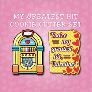 Valentine Vintage Retro Jukebox Cutter Set for Cookie, Fondant, Clay - Etsy