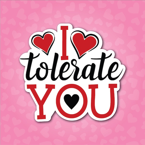 I Tolerate You Cookie Cutter - Etsy
