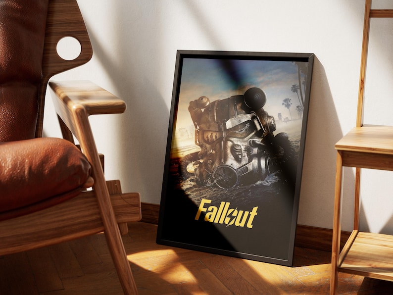 Fallout TV Series T-60 Power Armor Helmet Poster - Etsy
