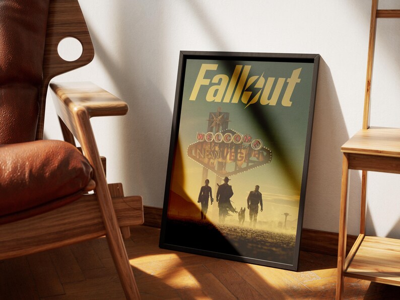 Fallout New Vegas Poster, TV Show Art, the Ghoul Print, Gamer Wall ...