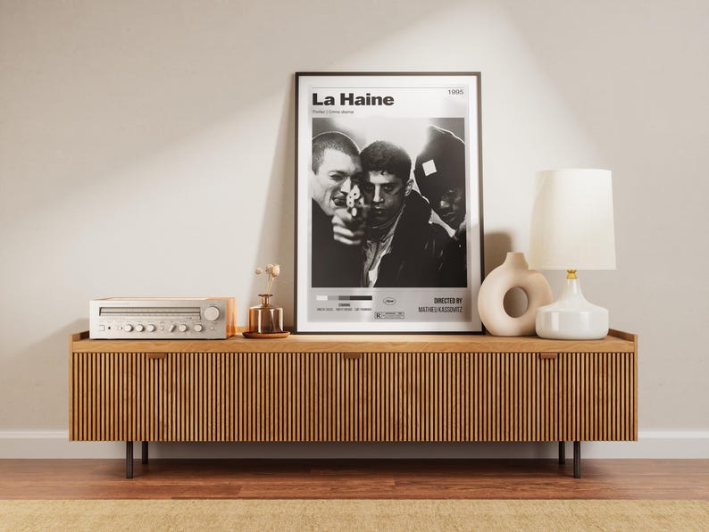 La Haine Movie Poster | French Crime Film, 90s Cinema - Etsy