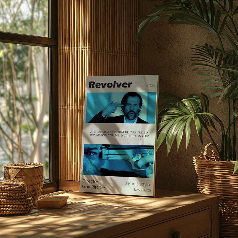 Revolver (2005) Minimalist Movie Poster - Guy Ritchie Film Art ...