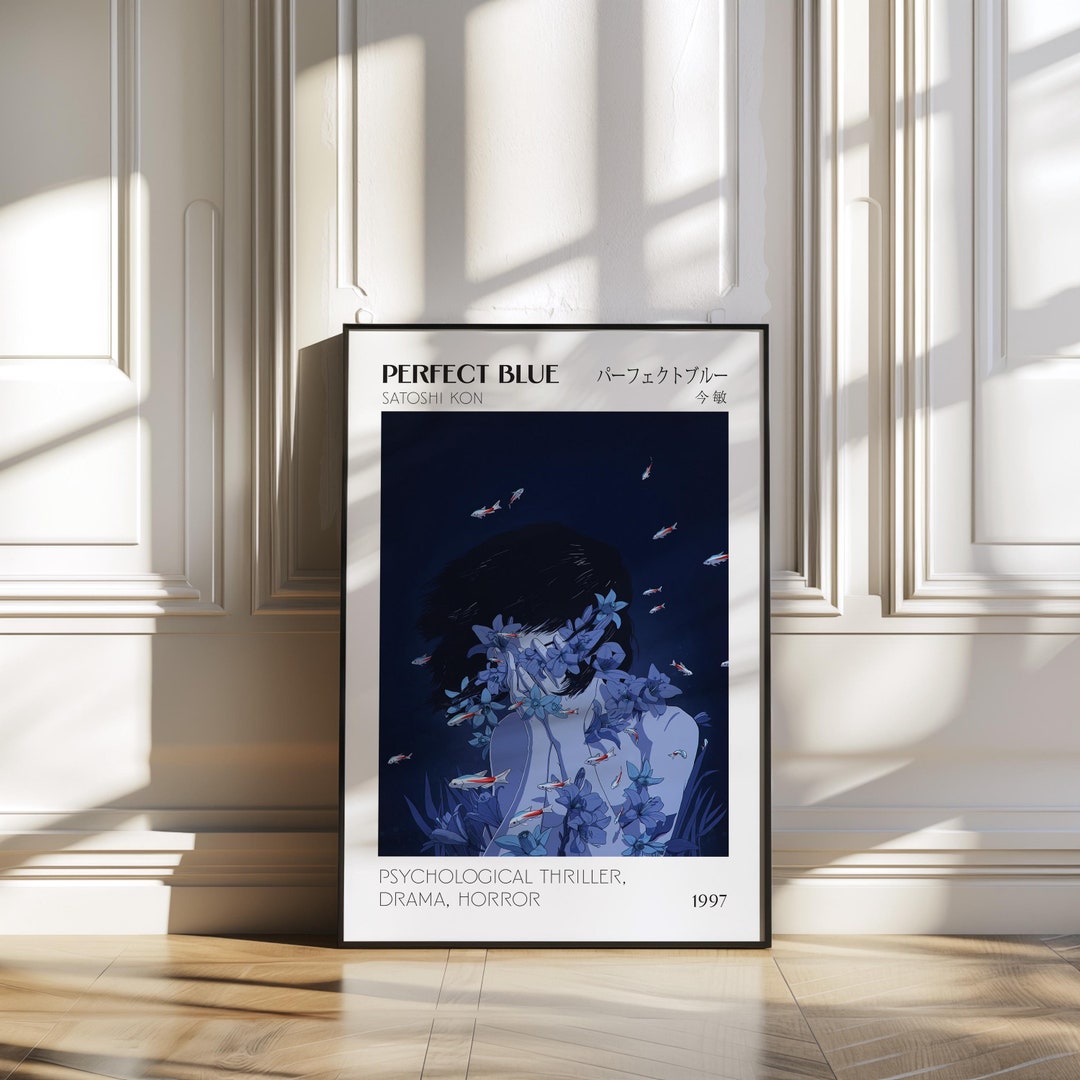 Perfect Blue Anime Poster – Japanese Horror Art, Cult Film (digital ...