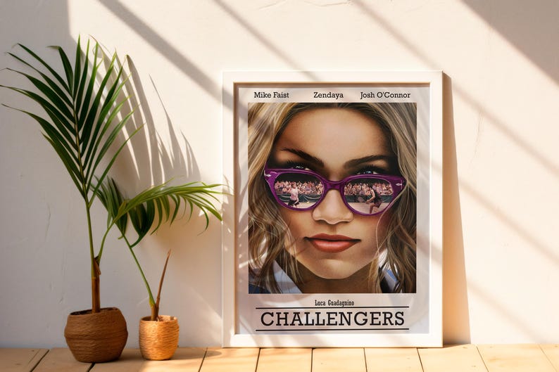 Challengers Movie Poster - Zendaya Tennis Art Print (digital Download ...
