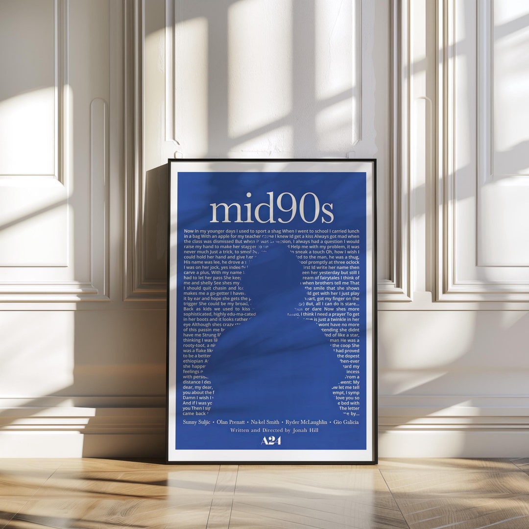 Mid90s Movie Poster – Minimalist A24 Film Art (digital Download) - Etsy