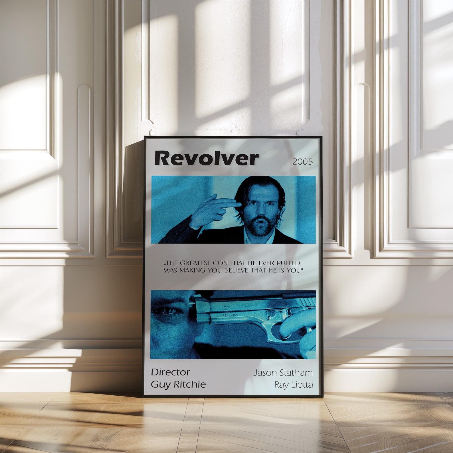 Revolver (2005) Minimalist Movie Poster - Guy Ritchie Film Art ...