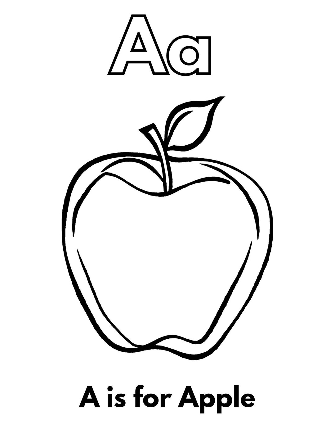 Abcs 26 Printable Colouring Pages for Kids & Preschoolers Colouring ...