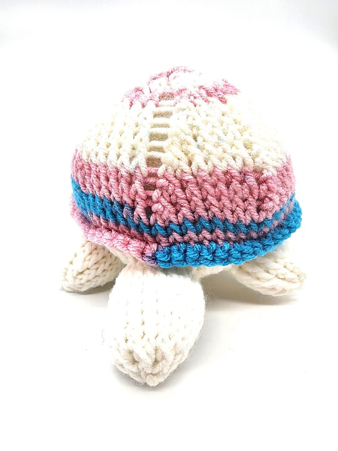 Transgender Pride Turtle, Stuffed Animal, Hand Knit Toy Plushie - Etsy