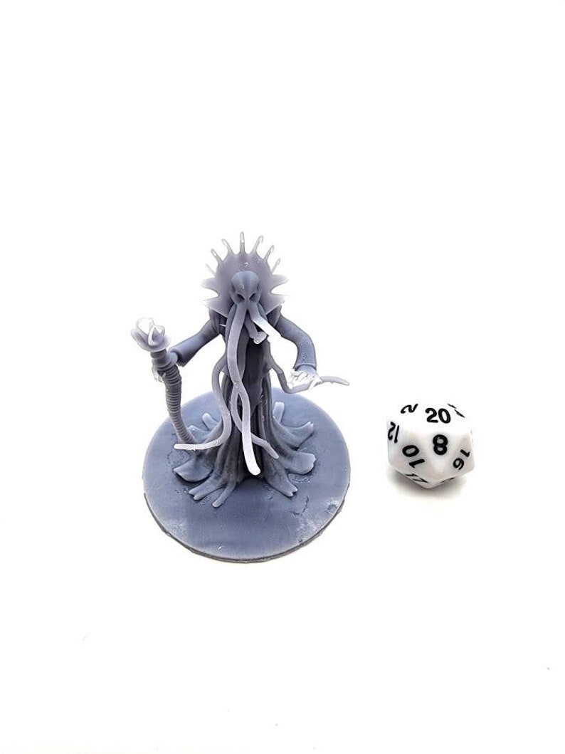 Mind Flayer 3D Printed DND Miniature - Etsy