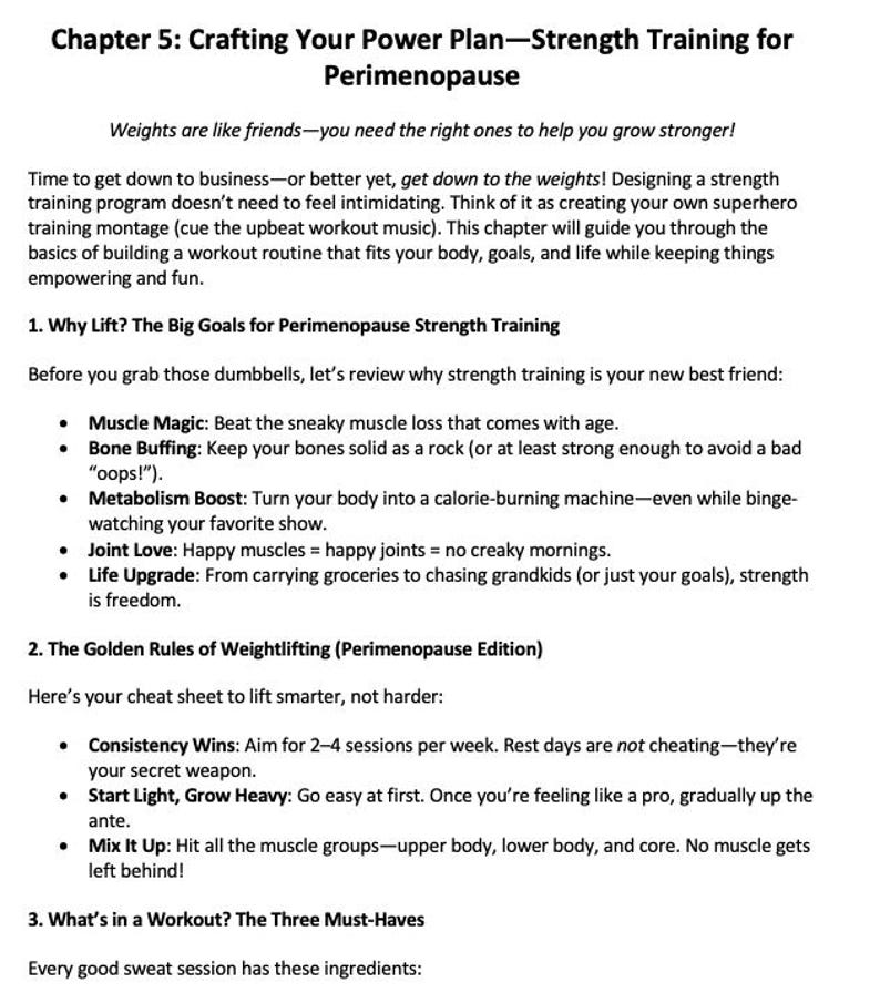 Ignite the Shift: Thriving in Perimenopause - Etsy