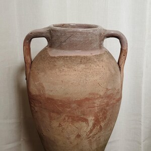 Antique Rustic Vessel, Large Vintage Clay Pot, Urn, Wabi Sabi Vase ...