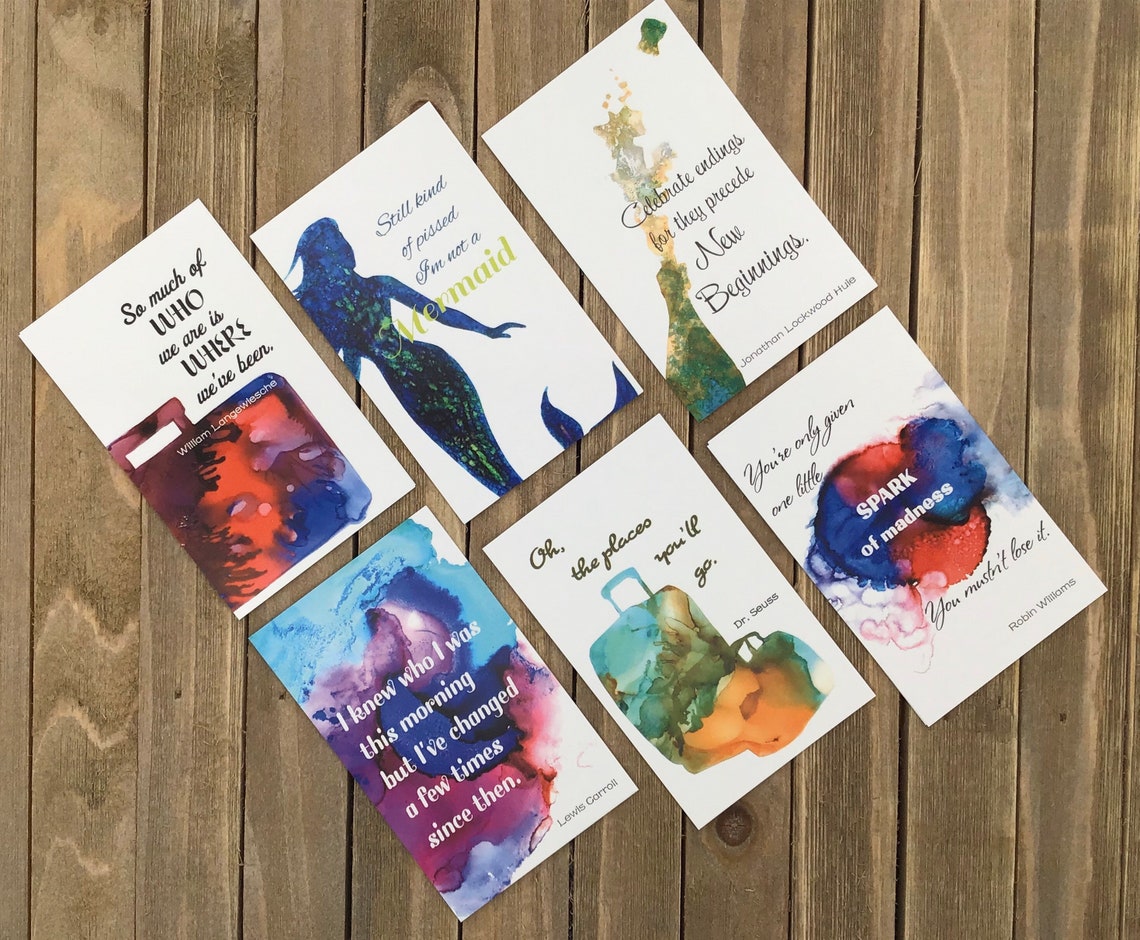 Quote Cards, Set 3 - Etsy