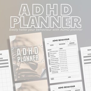 Ultimate ADHD Digital Life Planner, Daily Self Care & Habit Tracker ...