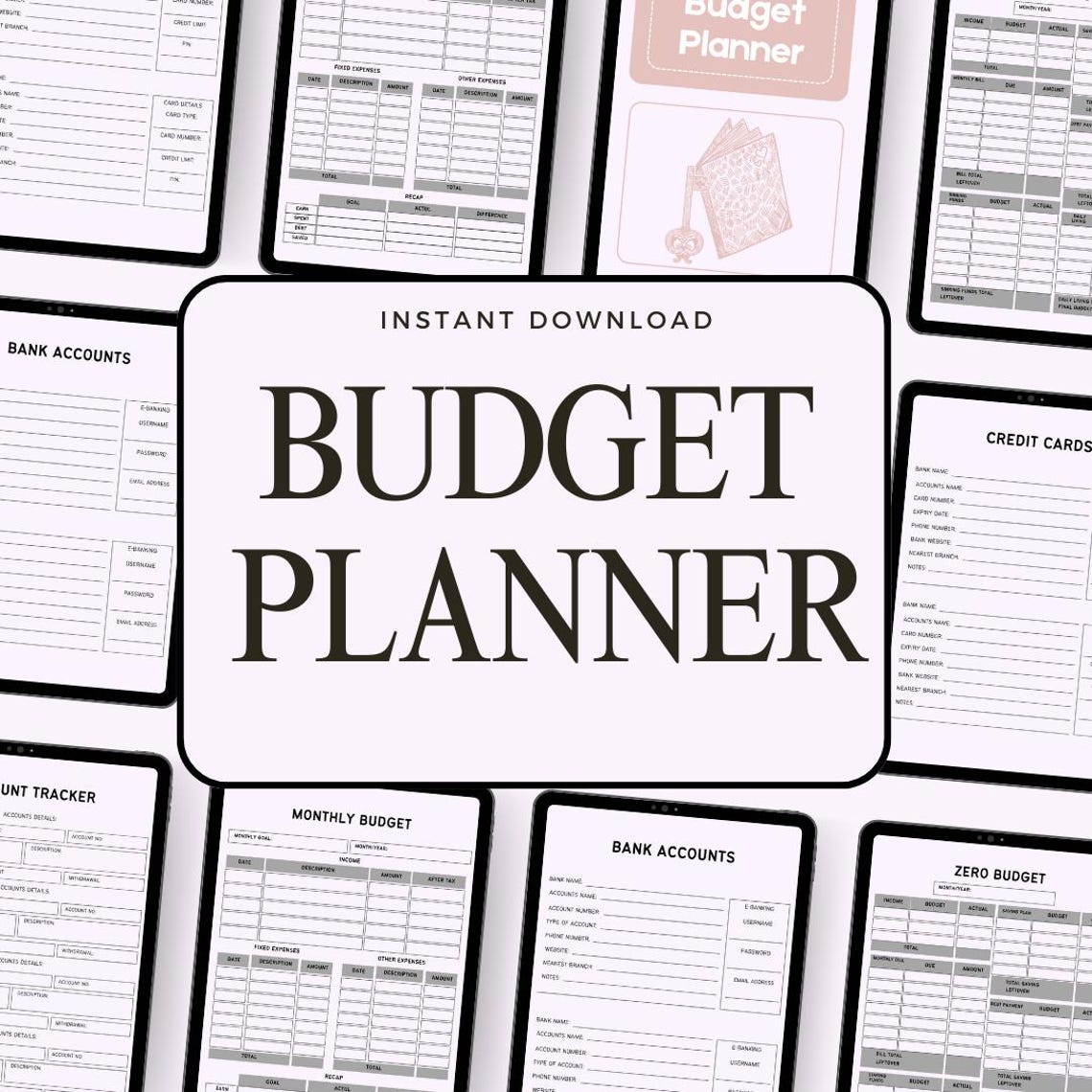 Ultimate Budget Planner Bundle: Google Sheets & Excel, Paycheck ...